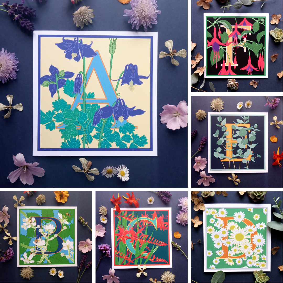 The Plant Alphabet Range of Greetings Cards by Umbellifer - British ...